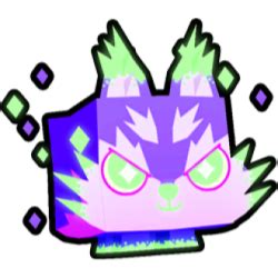 Neon Twilight Wolf Pet Simulator 99 PS99 Trade Traderie