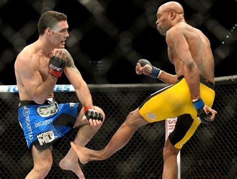 V Deo Momento Em Que Anderson Silva Sofre Fratura Chocante Em Chute