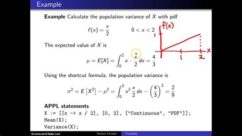population variance example 1 youtube