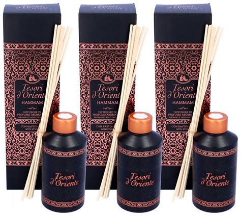 ZESTAW Patyczki Zapachowe Hammam Tesori 3op 200ml ERLI Pl