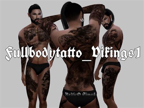 The Sims Resource Body Tattoo Vikings