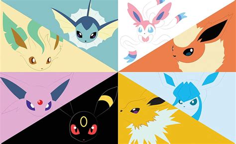 Eevee Evolution HD Wallpaper Pxfuel