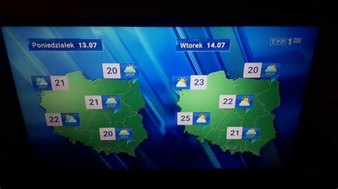 TVP1 Prognoza Pogody 11 07 20 17 15 YouTube