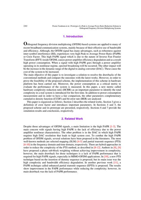 solution 2015 557 prototype of a peak to average power ratio reduction scheme in orthogonal