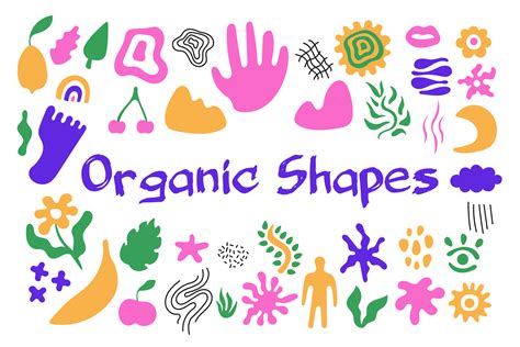 Organic Shapes Graphic By Rin Green Creative Fabrica
