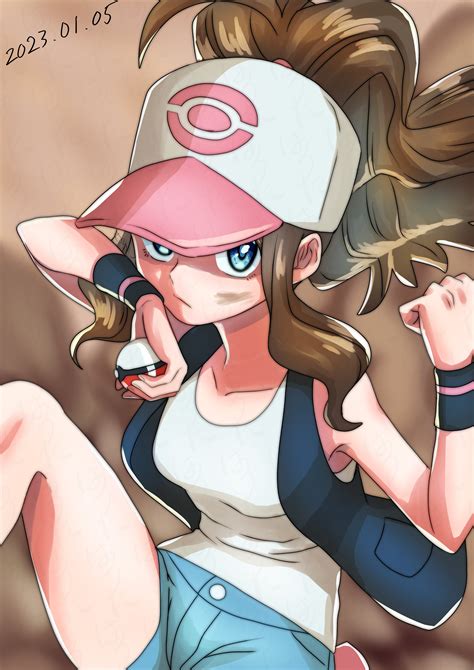 Hilda Pokemon And 1 More Drawn By Harota 615 Danbooru