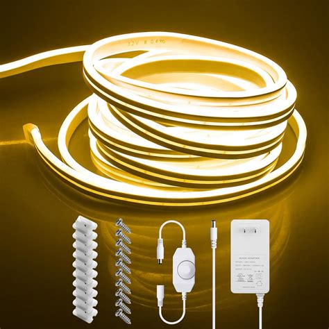 Amazon Aclorol Neon Led Strip Lights V Neon Rope Lights Warm