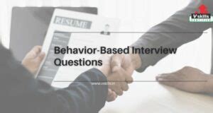 Behavior Based Interview Questions A Comprehensive Guide Vskills Blog
