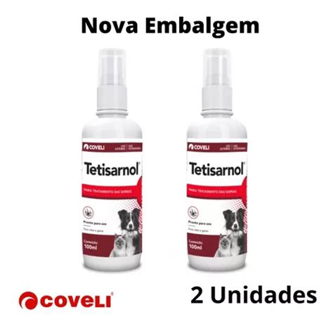 Kit Tetisarnol Tratamento Contra Sarnas C Es Gatos Ml Mercadolivre