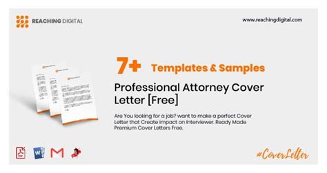 Professional Attorney Cover Letter Samples Free Reaching Digital
