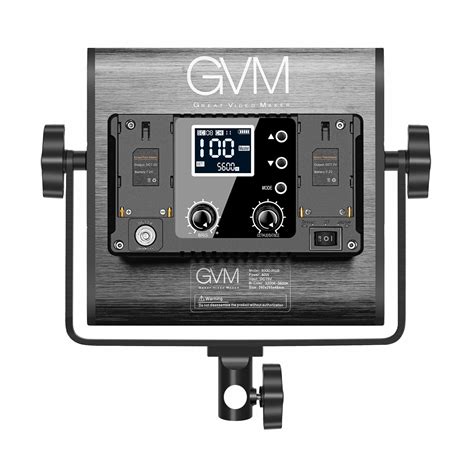 GVM 800D 40W Powerful Bi Color And RGB Video Panel Light Kit GVM