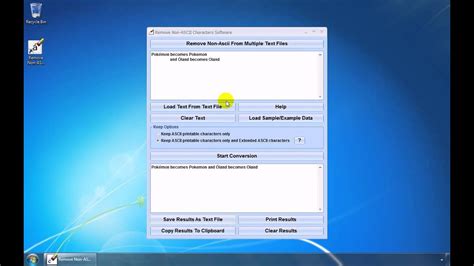 How To Use Remove Non ASCII Characters Software YouTube
