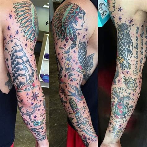 Top Traditional Tattoo Sleeve Ideas Inspiration Guide