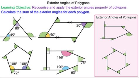 Interior And Exterior Angles Of Polygons Worksheet