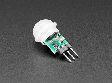 Breadboard Friendly Mini PIR Motion Sensor With 3 Pin Header Adafruit