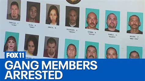 Nearly A Dozen Documented Gang Members Arrested In Targeted FBI Raids