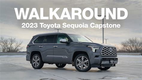 Toyota Sequoia Capstone In Depth Visual Walkaround Youtube