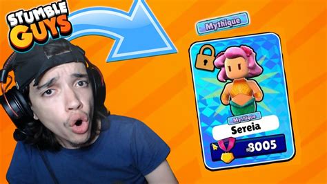 J OBTIEN MON PREMIER SKIN MYTHIQUE GRATUIT SUR STUMBLE GUYS Notez Le