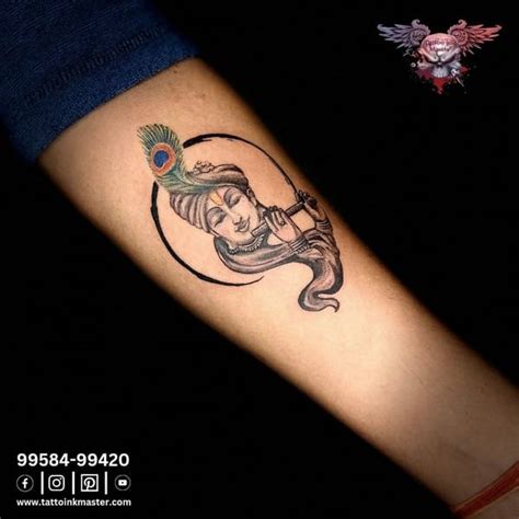 Krishna Symbol Tattoo
