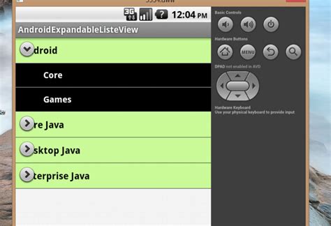 android displaying list using expandablelistview stack overflow