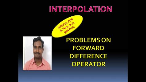 15 problems on finite difference operators part 2 youtube