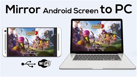 How To Mirror Your Android Screen To PC No Root WiFi USB YouTube