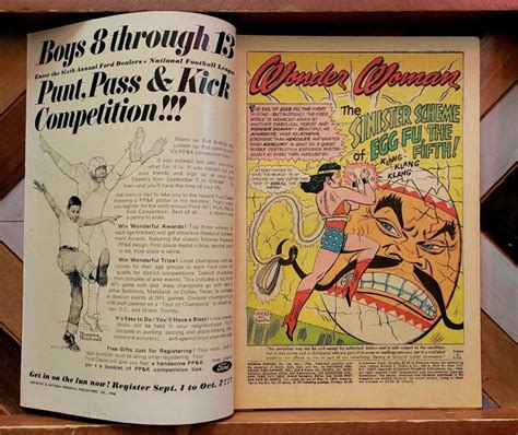 WONDER WOMAN 166 VG FN DC 1966 Co Starring CHEETAH Plus EGG FU The