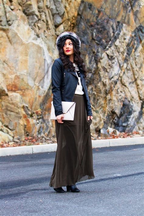 Long Skirt Ideas In Winter Inspired Luv