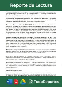 Reporte de lectura formato cómo hacerlo y ejemplos TodoReportes