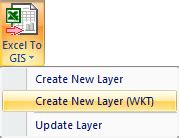 GIS XL How To Create ShapeFile Layer From WTK Data