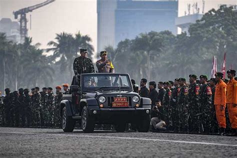 Kapolri Panglima Cek Kesiapan Pasukan Pengamanan KTT Ke 43 ASEAN