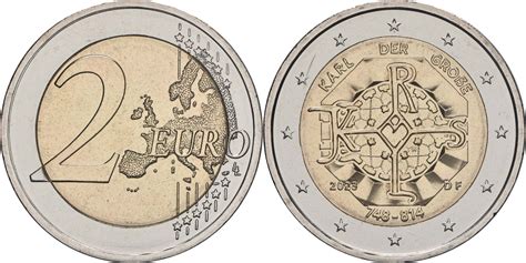 2 Euro Karl der Große 2023 F bfr Deutschland