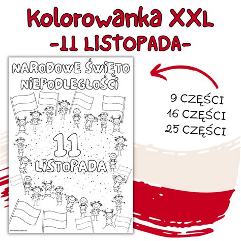 11 LISTOPADA KOLOROWANKA XXL Sklep Online