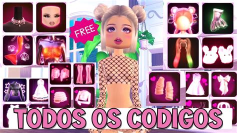 Todos Os Codigos Gratis Do Vestir Para Impressionar Dress To Impress
