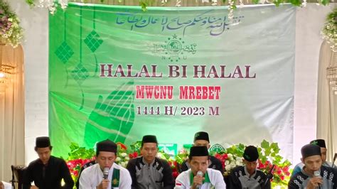 Halal Bi Halal MWCNU Mrebet YouTube