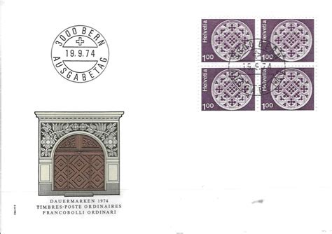 FDC Viererblock 1974 Kaufen Auf Ricardo