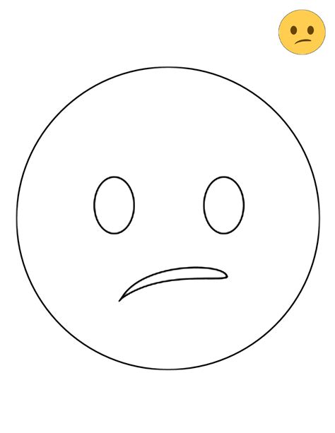 Winky Face Emoji Page Coloring Pages