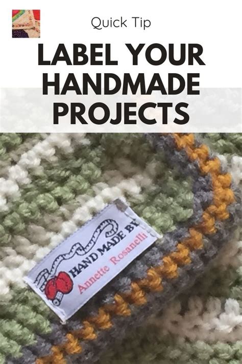 Label Your Handmade Knit And Crochet Projects Needlepointers