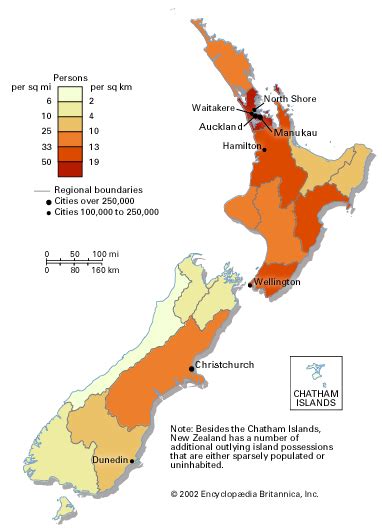 New Zealand Density Map Cicely Bridgette