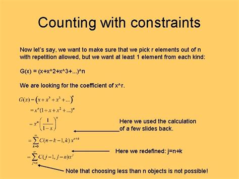 lecture 17 generating functions recap generating functions are