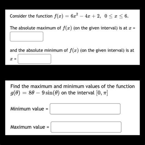 solved consider the function f x 6x2 4x 2 0