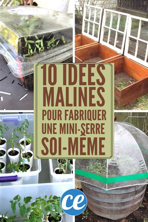 Id Es Super Faciles Pour Fabriquer Une Mini Serre Gratuitement