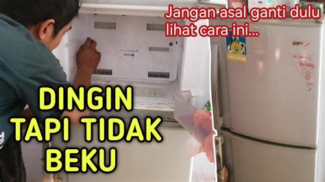 KULKAS SHARP 2 PINTU DINGIN TAPI TIDAK BEKU Jangan Asal Ganti Dulu