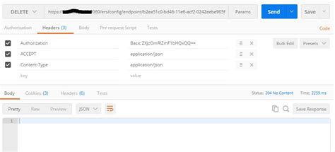 Delete A Resource Cisco Identity Services Engine Api V Cisco Devnet