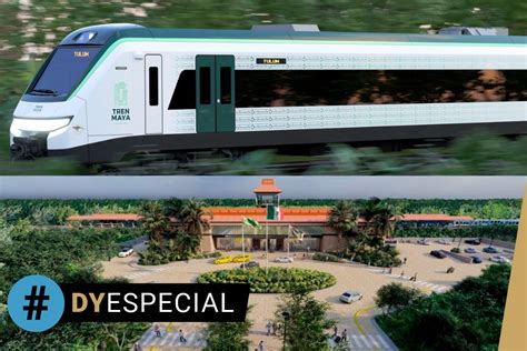 Ruta del Tren Maya en Yucatán estaciones y paraderos cerca de Mérida