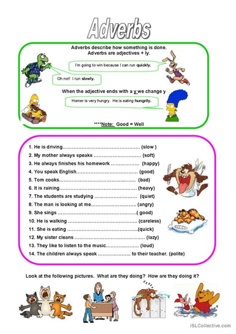 adverbs general grammar practice Français FLE fiches pedagogiques pdf