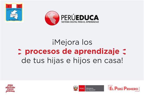 I E 1177 HÉROES DEL CENEPA MEJORA LOS PROCESOS DE APRENDIZAJE DE