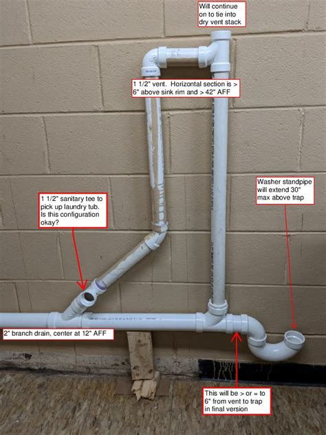 Sanitary Tee At Degrees From Vertical Annotated Picture Terry