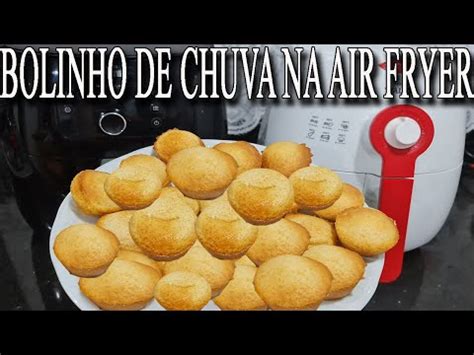 COMO FAÇO BOLINHO DE CHUVA NA AIR FRYER SEQUINHO E FOFINHO DELICIOSO
