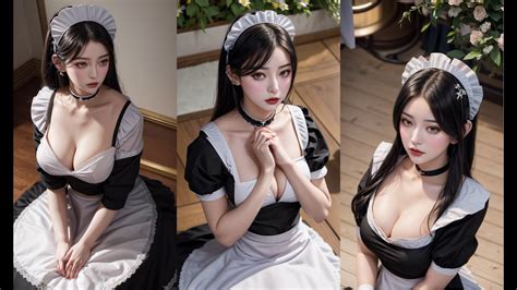 AI 기도하는 메이드 ai lookbook maid メイド YouTube